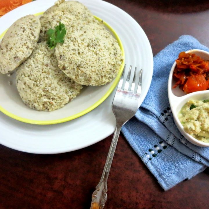 Yellow Moong Dal Idli Rava Idli ~ Instant Healthy Breakfast