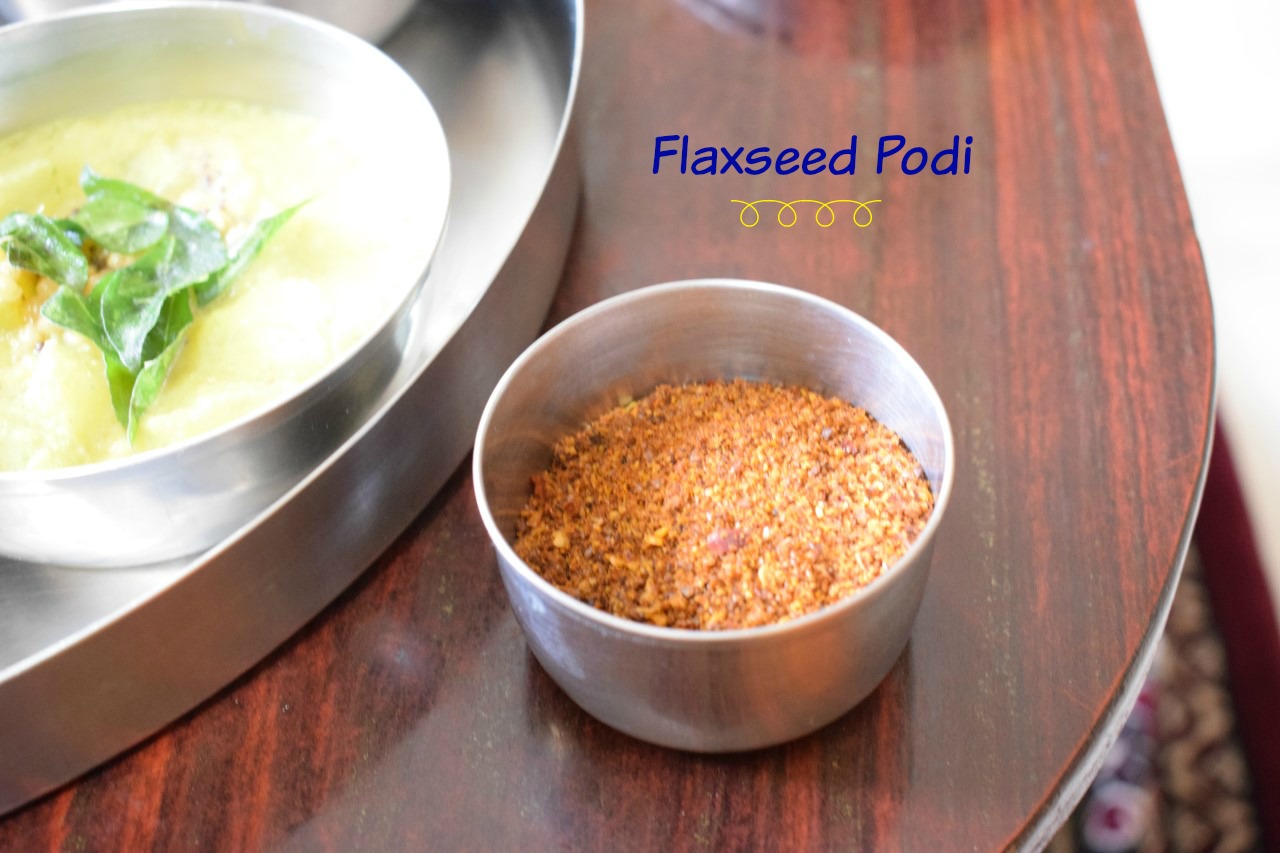 Flaxseed Podi Recipe Avisa Podi