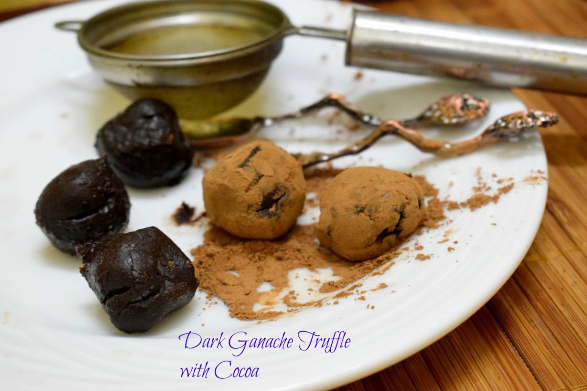 Dark Ganache Truffles