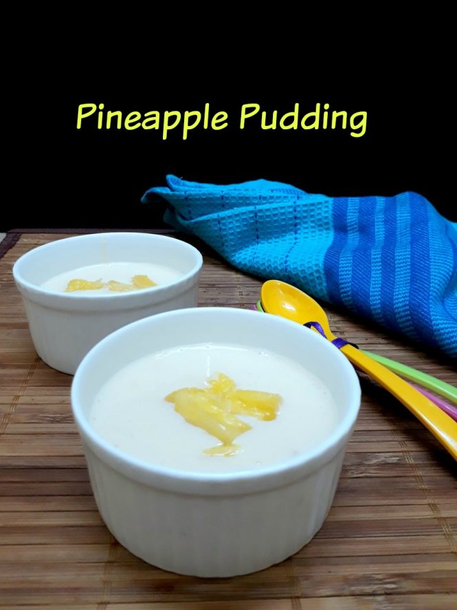 Pineapple Pudding | Quick Pineapple Custard