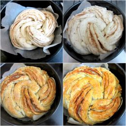 Russian Rose Bread | Cinnamon Wreath from Russia