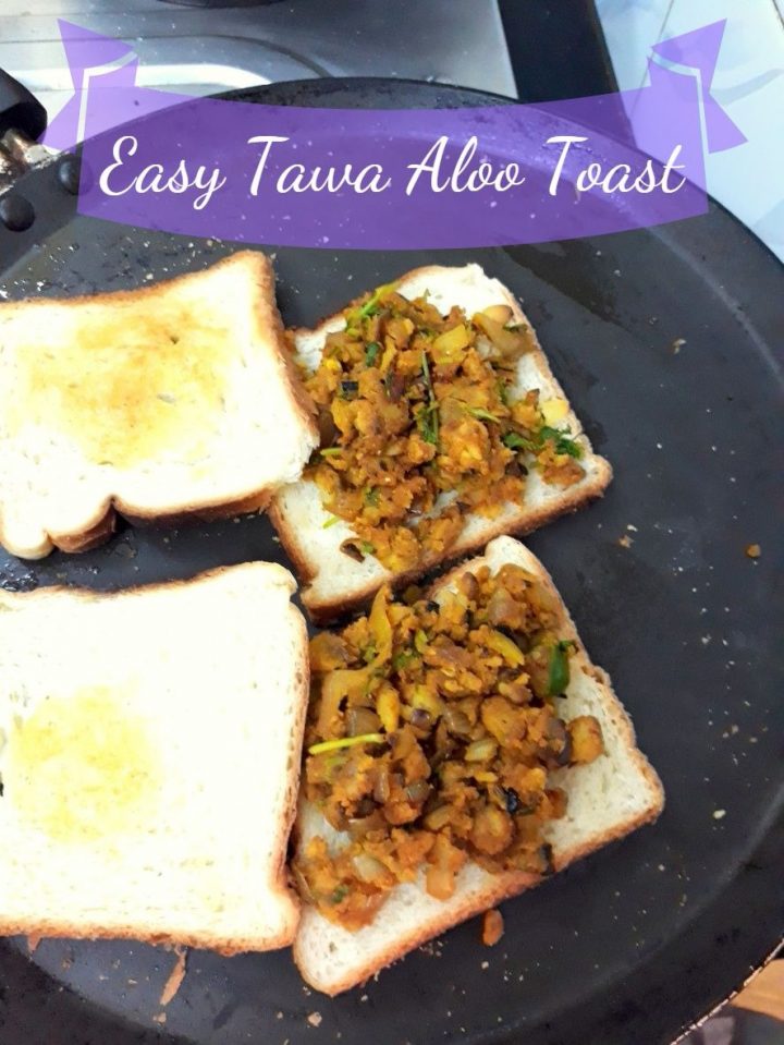 Easy Tawa Aloo Toast