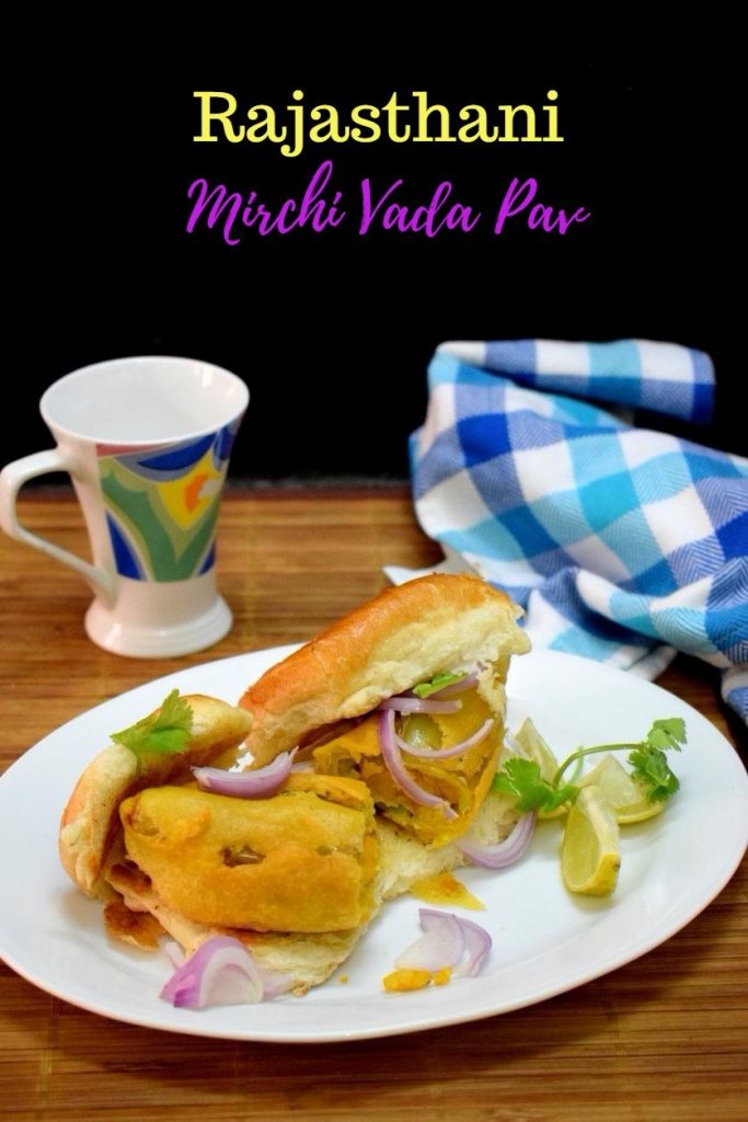 Rajasthani Mirchi Vada Pav