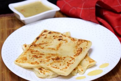 Veechu Parotta | Eggless Veechu Parotta from Tamil Nadu