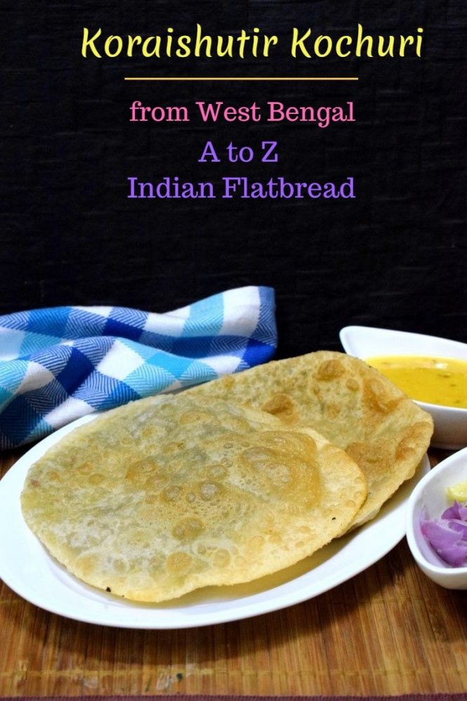 Koraishutir Kochuri | Bengali Stuffed Peas Pooris