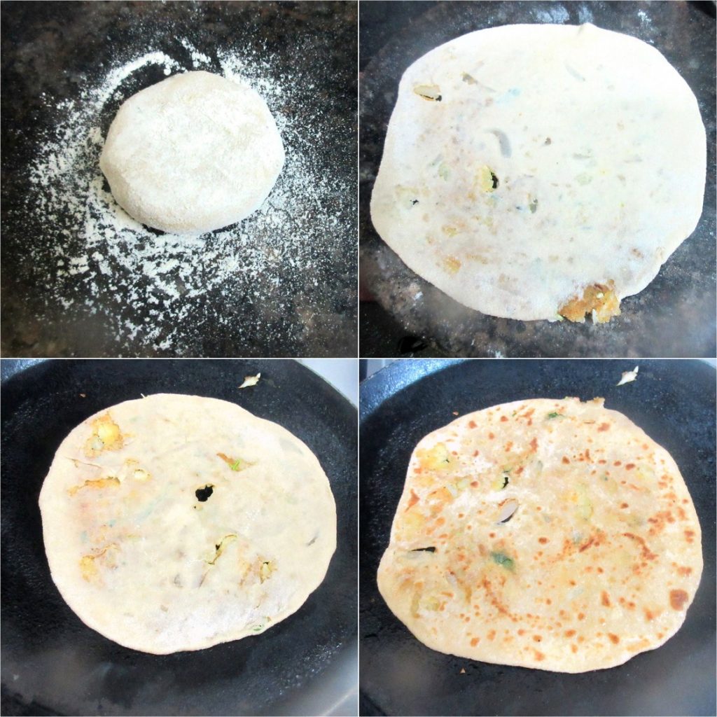 Xacuti Potato Stuffed Paratha