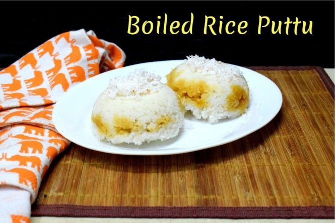 Boiled Rice Puttu