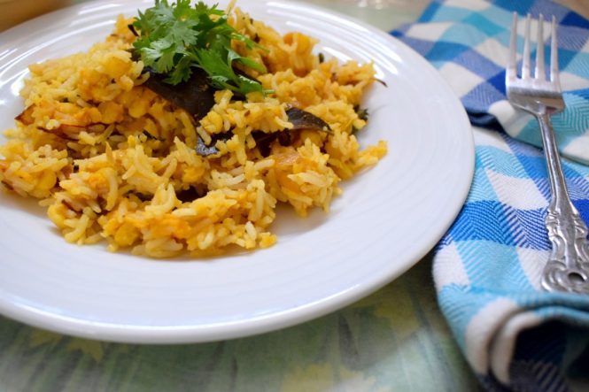 Qubooli Biryani | Hyderabadi Chana Dal Biryani