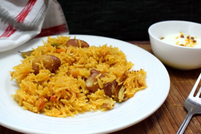 Lima Beans Biryani