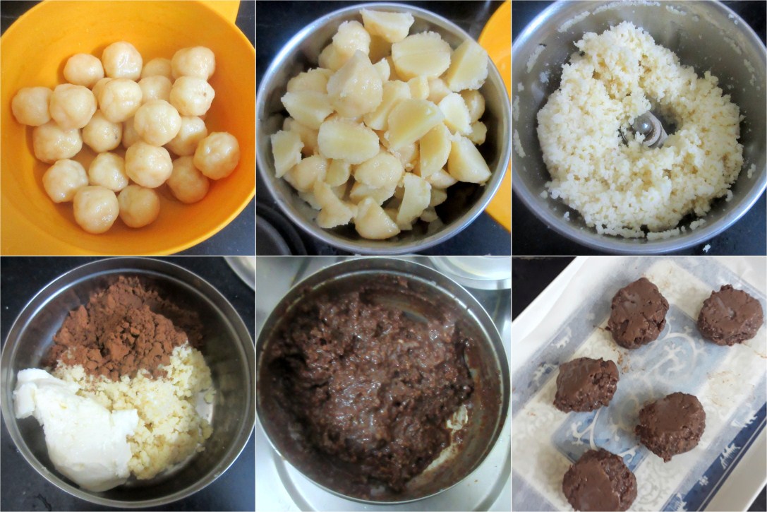 Paneer Chocolate Truffle with Rasgulla