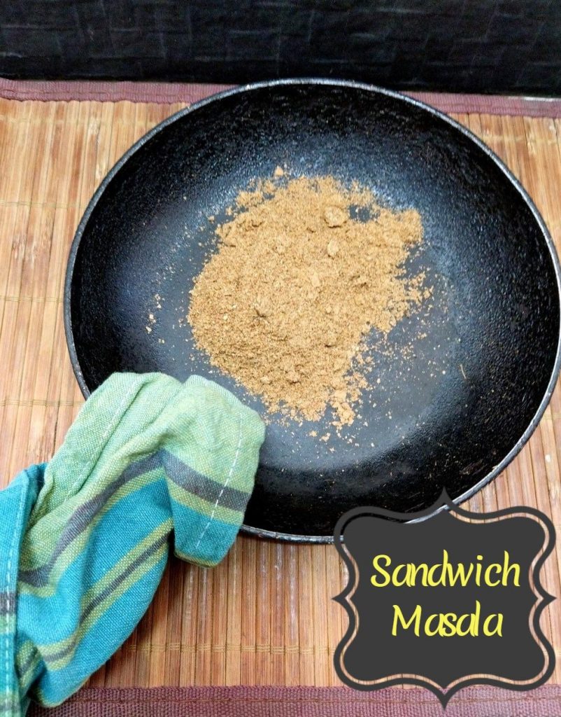 Homemade Mumbai Style Sandwich Masala