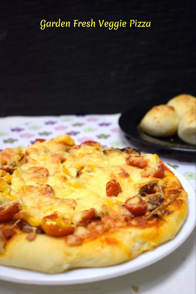 How To Make Easy 10 Minute No Knead Garden Fresh Vegetable Pizza
