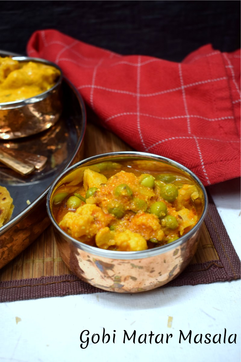 Gobi Matar Masala ~ No Onion No Garlic | Cauliflower Peas Masala
