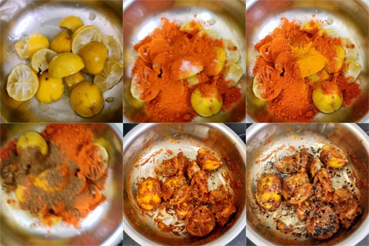 Nimmakaya Uragaya | Instant Lemon Pickle | Nimbu Ka Achar