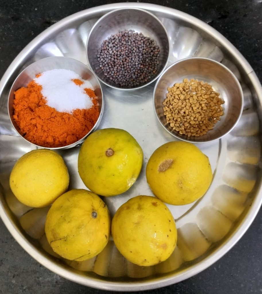 Nimmakaya Uragaya | Instant Lemon Pickle | Nimbu Ka Achar