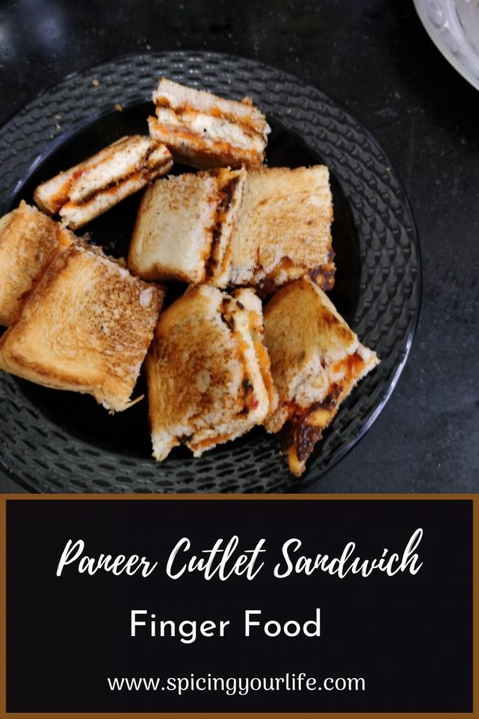 Paneer Cutlet Sandwich
